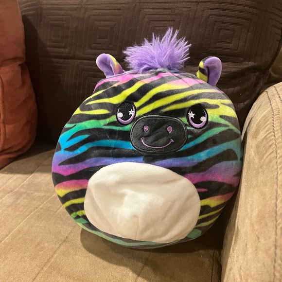 Squishmallows | Toys | Squishmallows Crazy Multicolor Rainbow Zebra ...